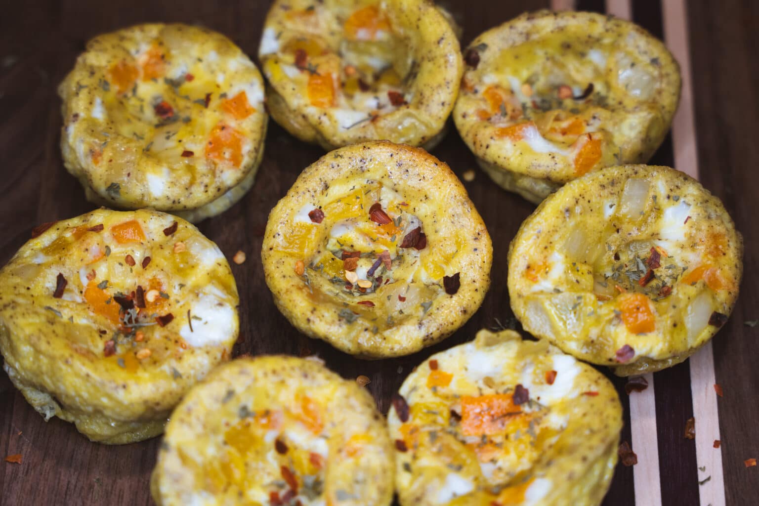 Breakfast Egg Cups (with peppers and onions) - Our Family Cooks
