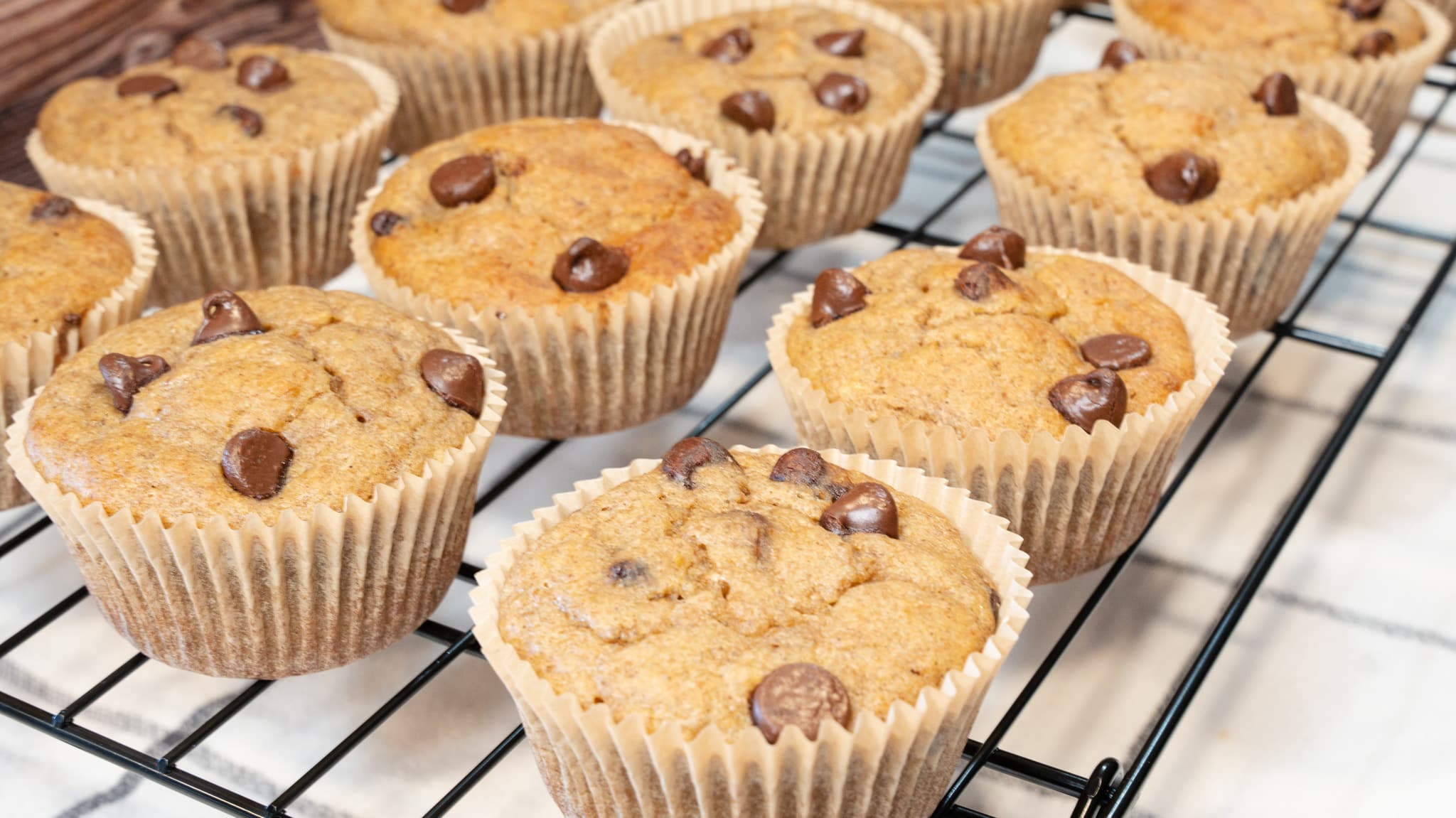 Banana Pumpkin Cottage Cheese Muffins - Our Family Cooks